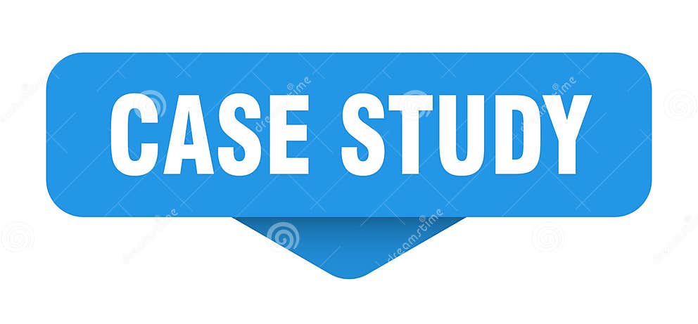 Case Study Sticker. Case Study Sign on Transparent Background Stock ...
