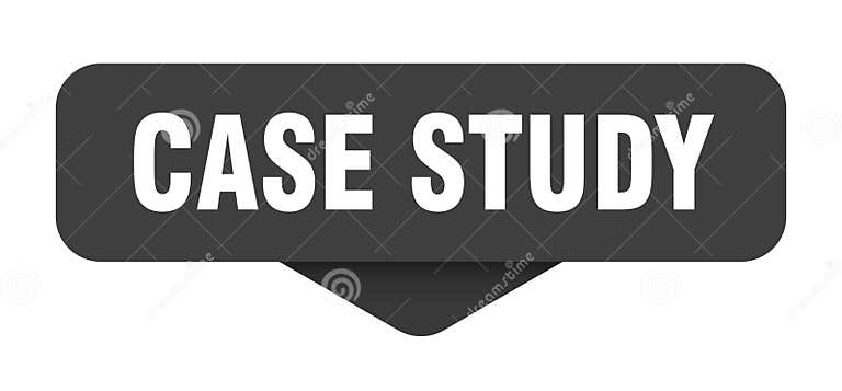 Case Study Sticker. Case Study Sign on Transparent Background Stock ...