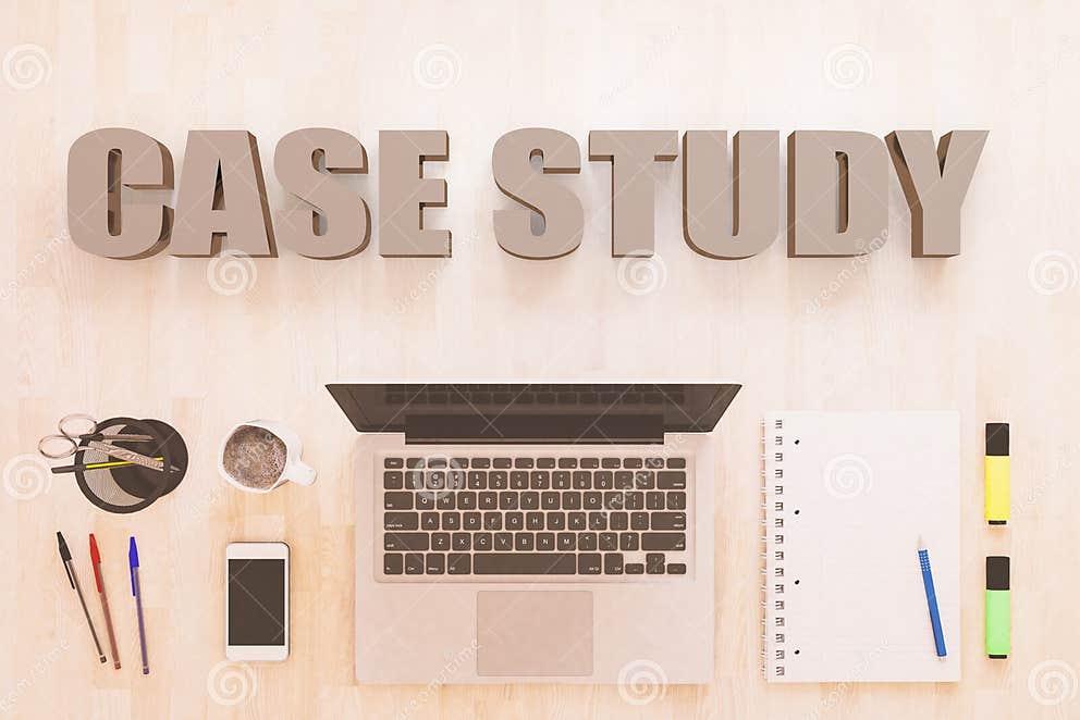 Case Study text concept stock illustration. Illustration of knowledge ...