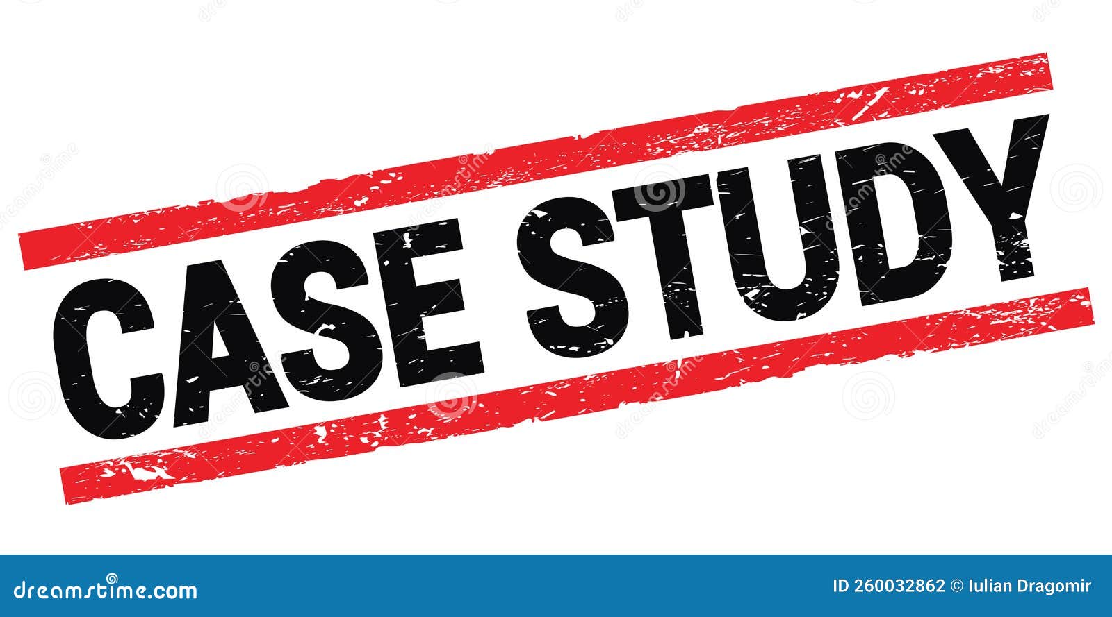 CASE STUDY Text on Black-red Rectangle Stamp Sign Stock Illustration ...