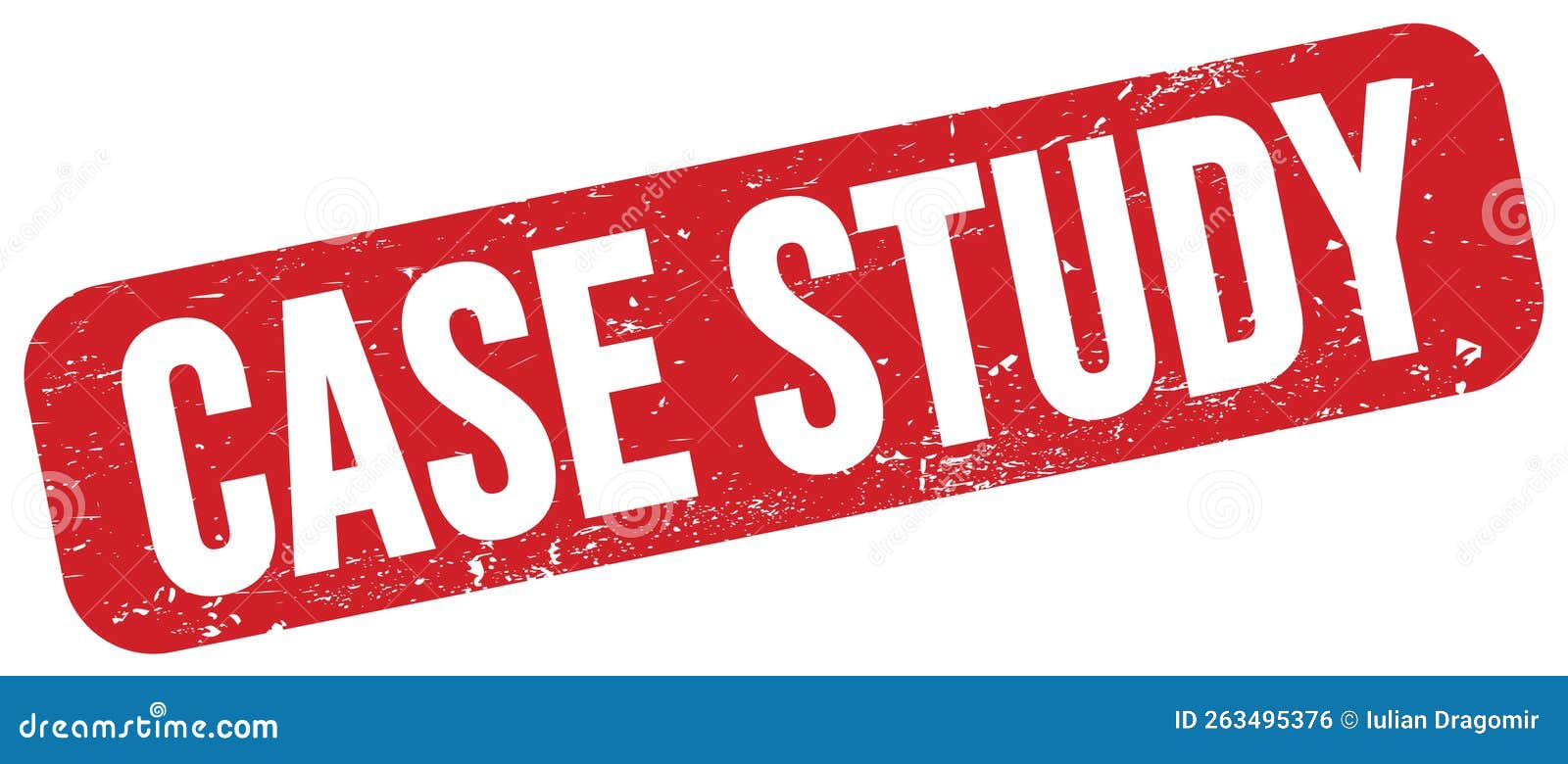 CASE STUDY Text on Red Grungy Stamp Sign Stock Illustration ...