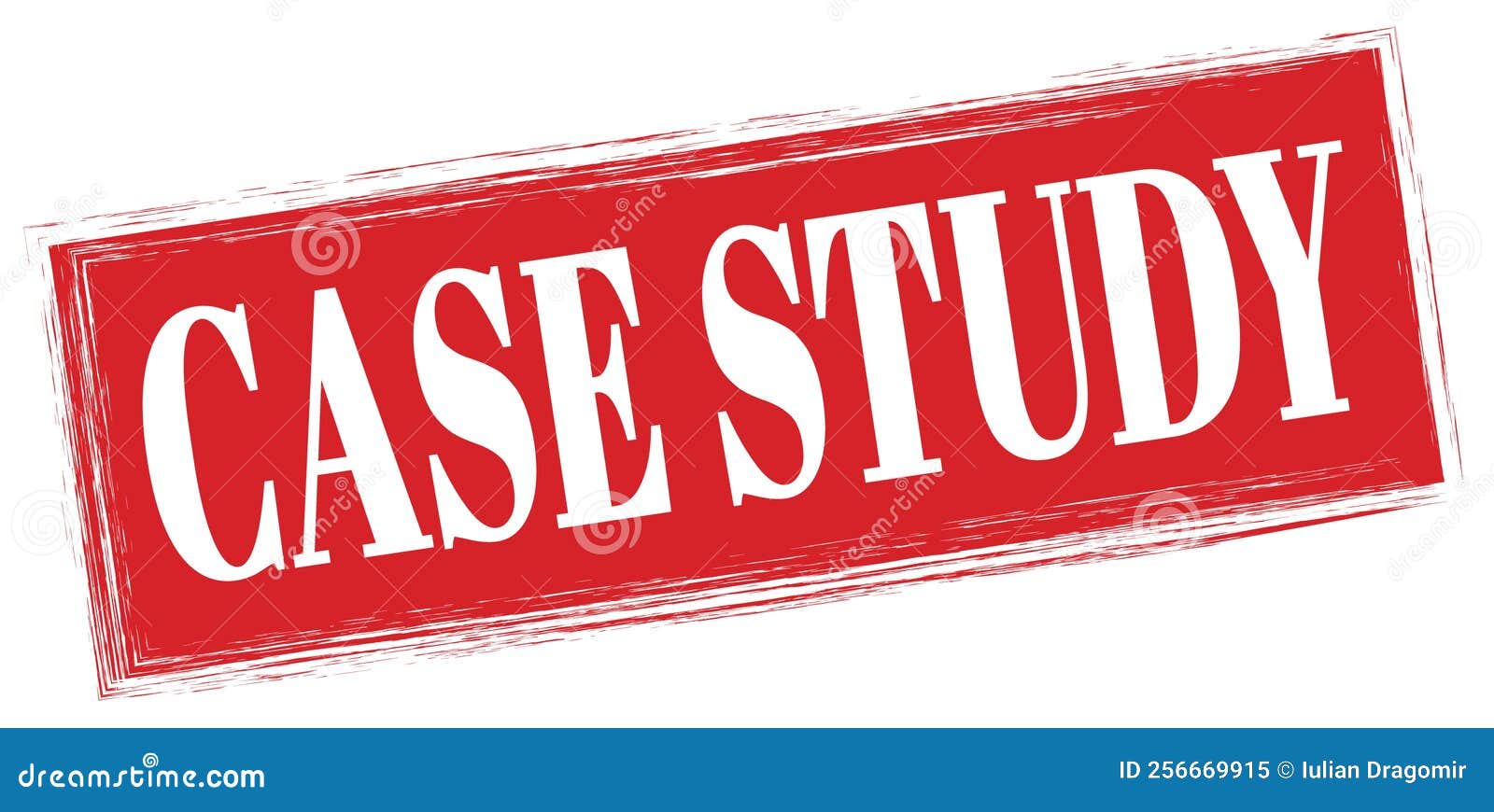 CASE STUDY Text Written on Red Stamp Sign Stock Image - Image of banner ...