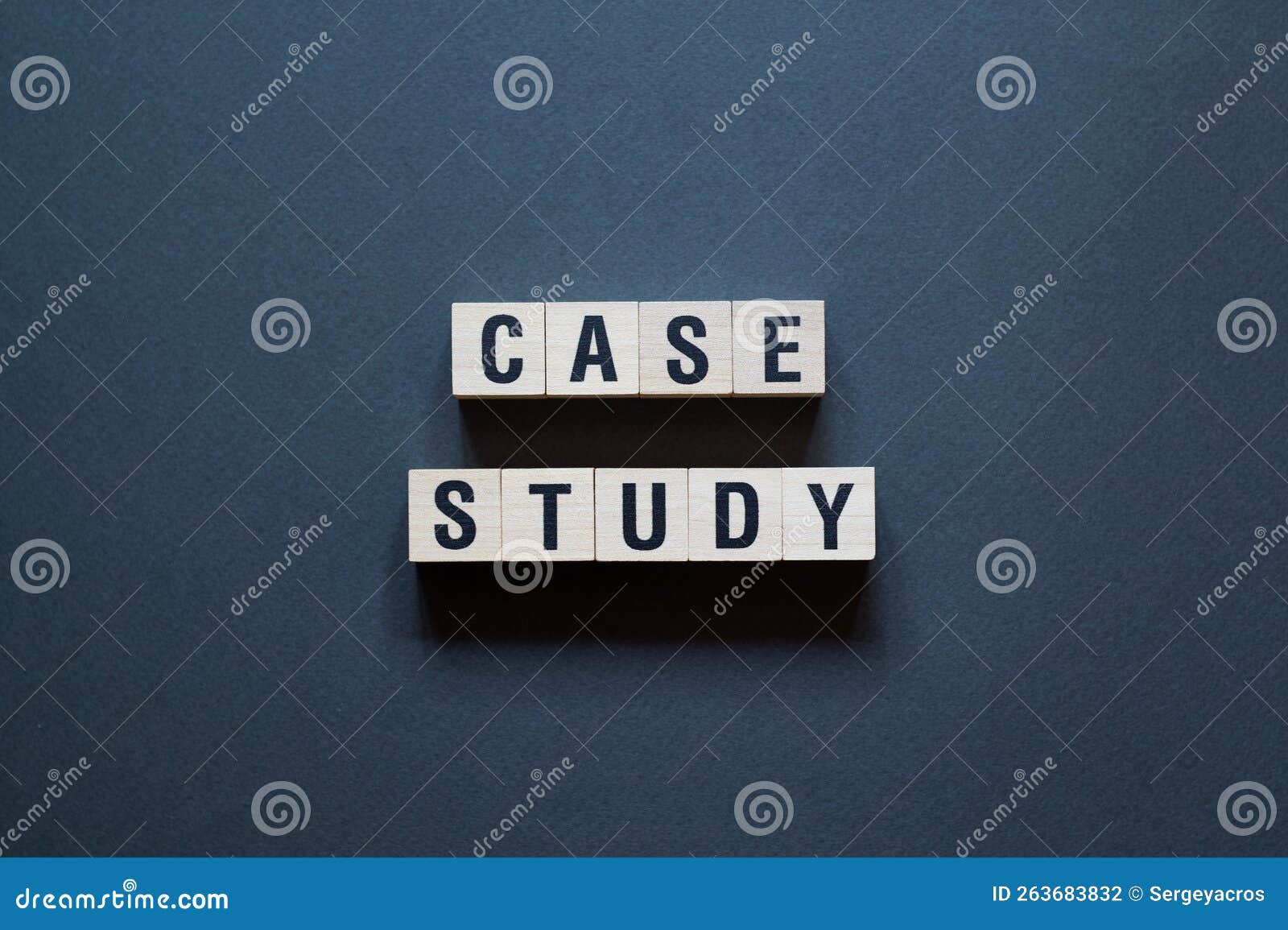 Case Study - Word Concept on Cubes Stock Photo - Image of school ...
