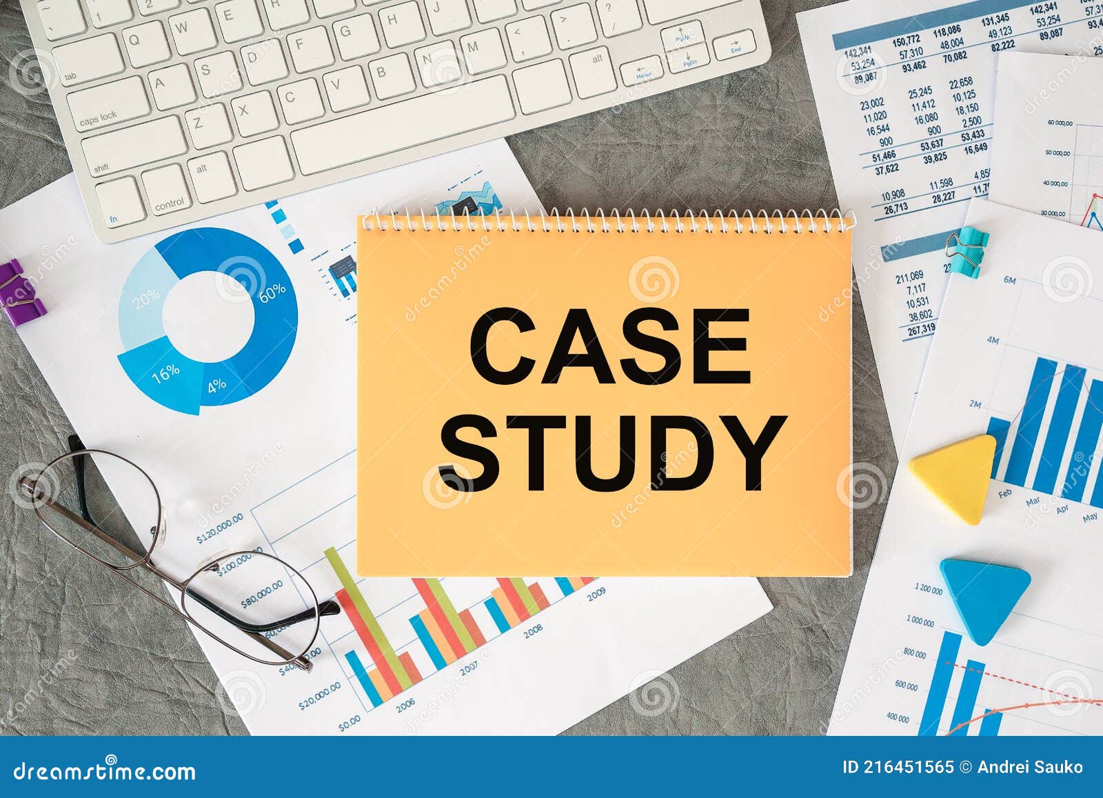 CASE STUDY is Written in a Document on the Office Desk Stock Image ...