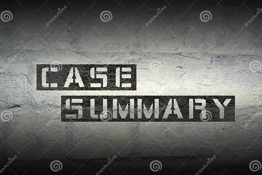 Case summary gr stock image. Image of phrase, mind, dark - 105773463