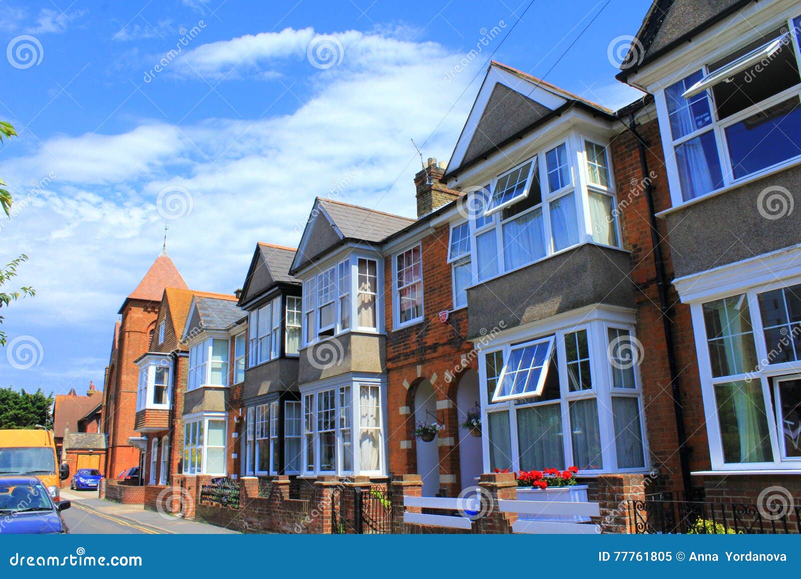 Case a Terrazze Inglesi Tradizionali Immagine Stock - Immagine di casa ...