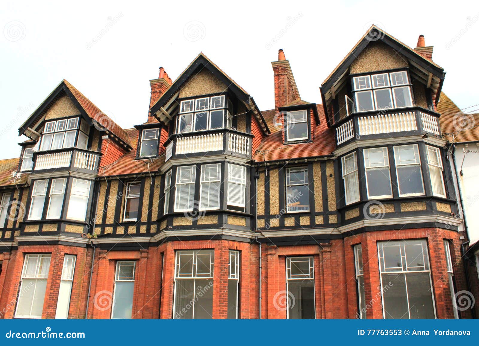 Case a Terrazze Inglesi Tradizionali Immagine Stock - Immagine di ...