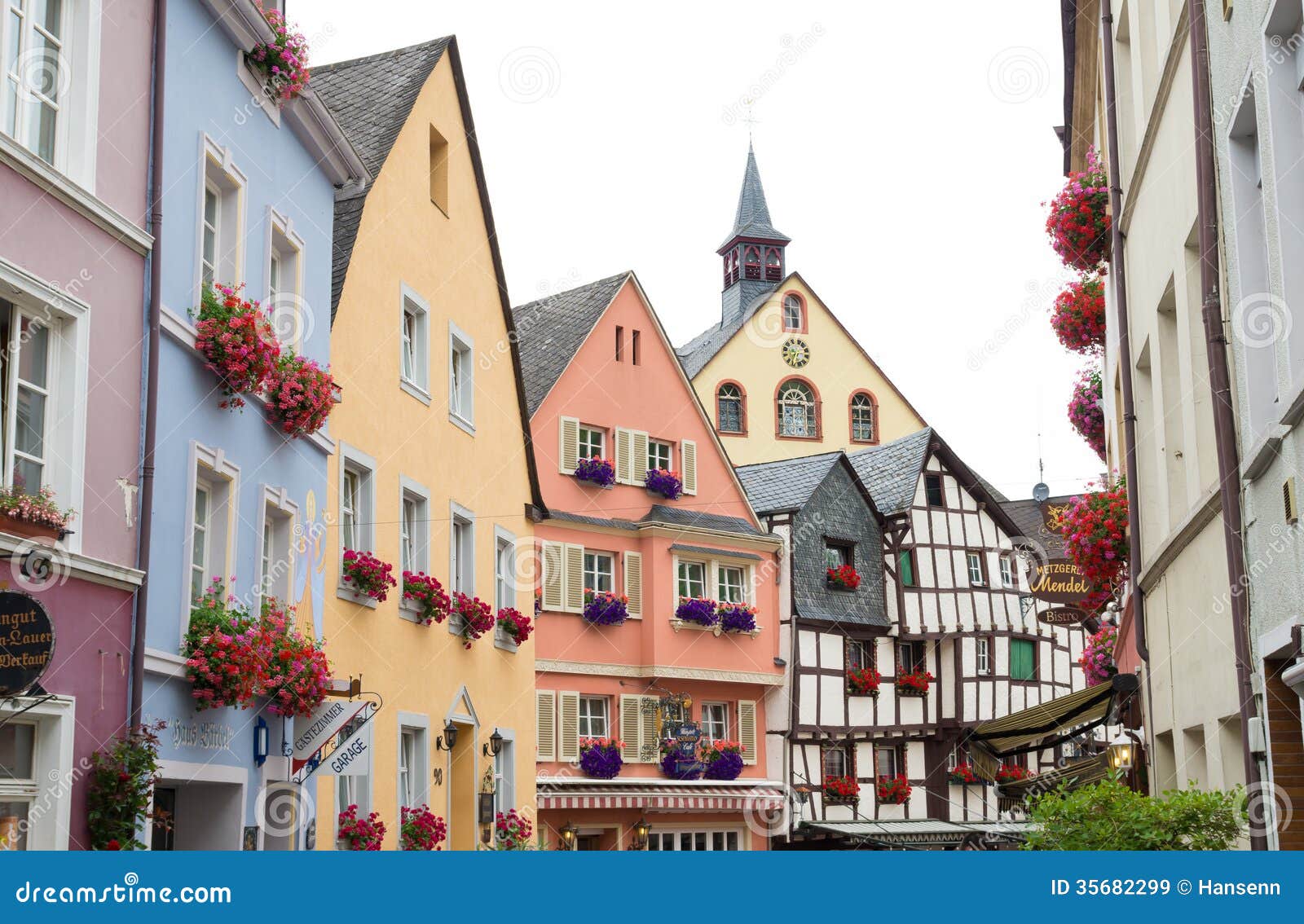 Case Tradizionali in Germania Immagine Stock - Immagine di tedesco ...