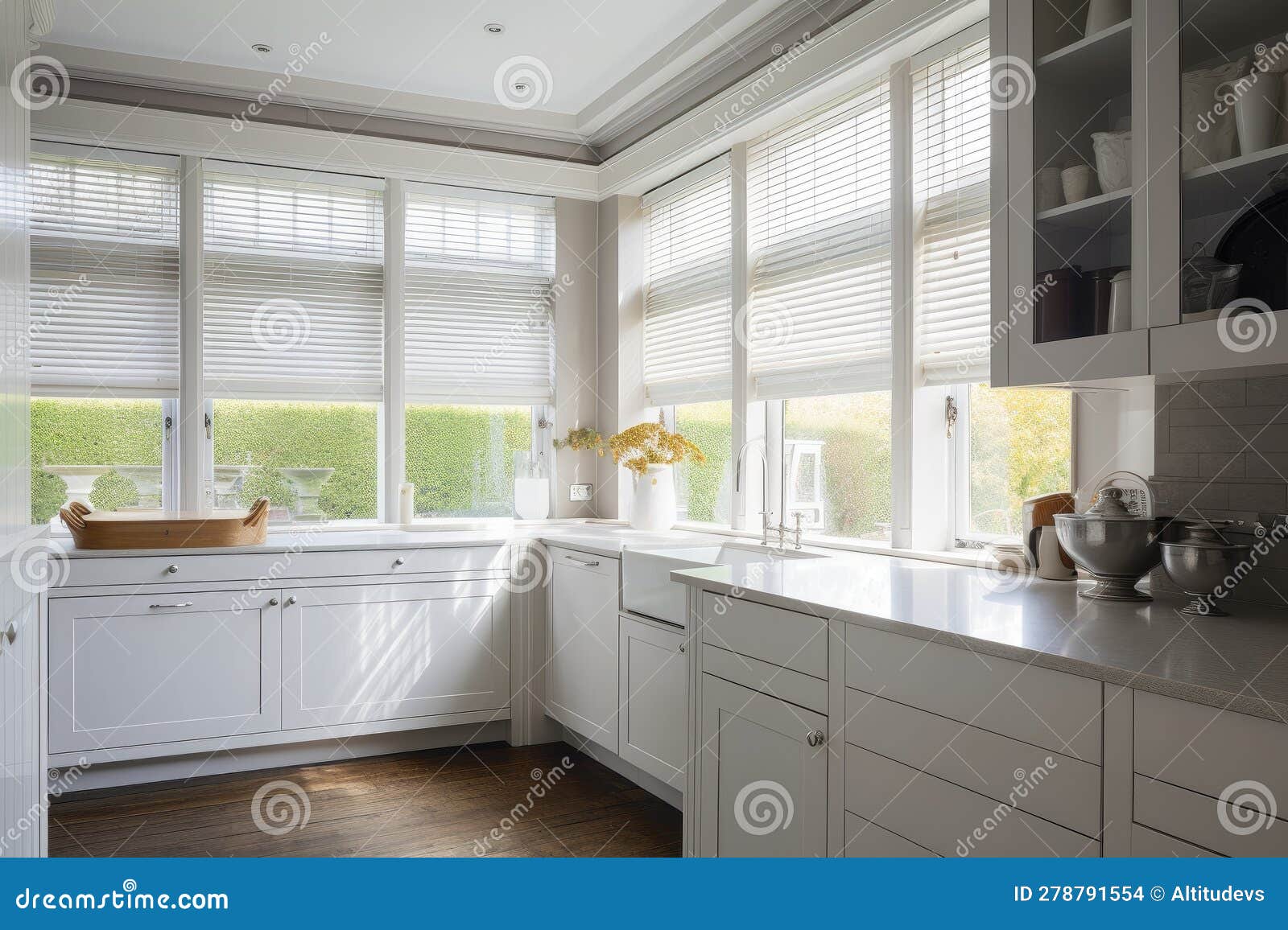 Casement Windows, with Blinds that Automatically Move Up and Down To ...
