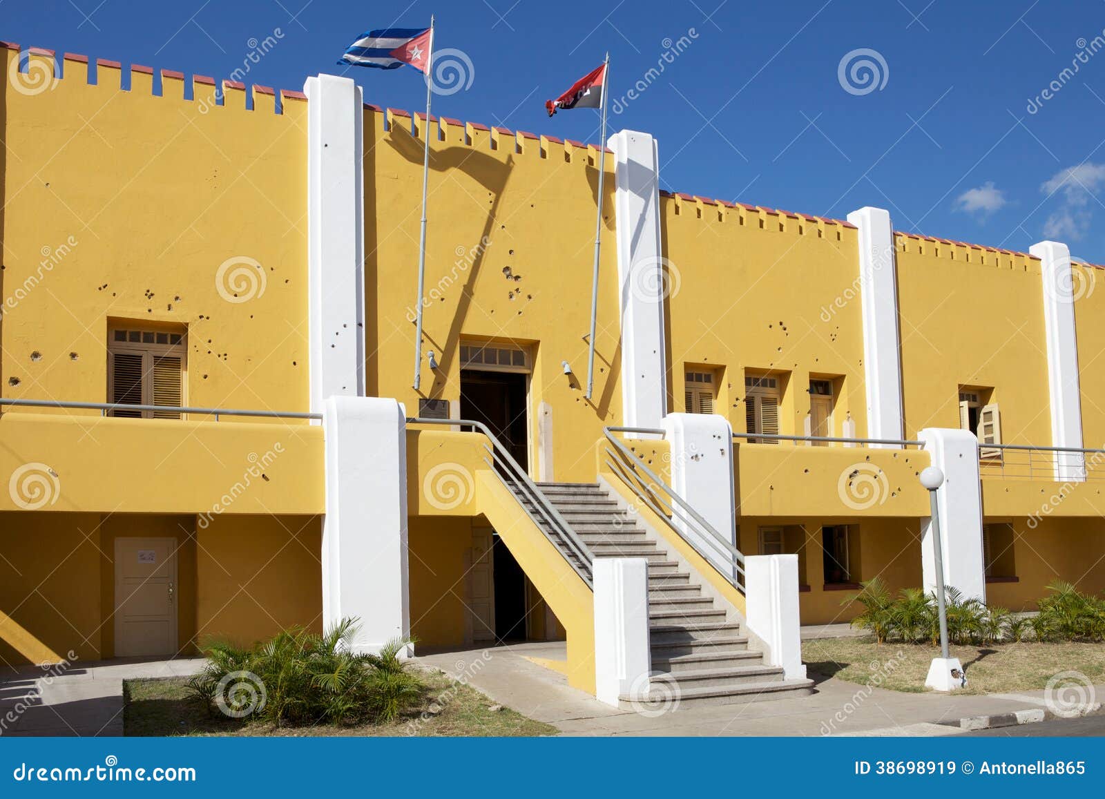 Casernes de Moncada image stock éditorial. Image du extérieur - 38698919