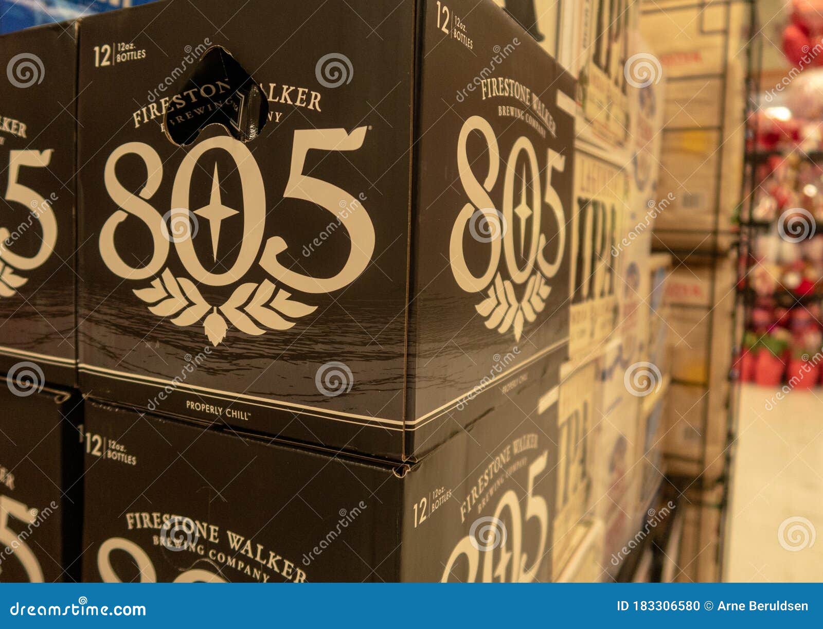 Cases Of Beer In A Grocery Store Editorial Photo | CartoonDealer.com ...