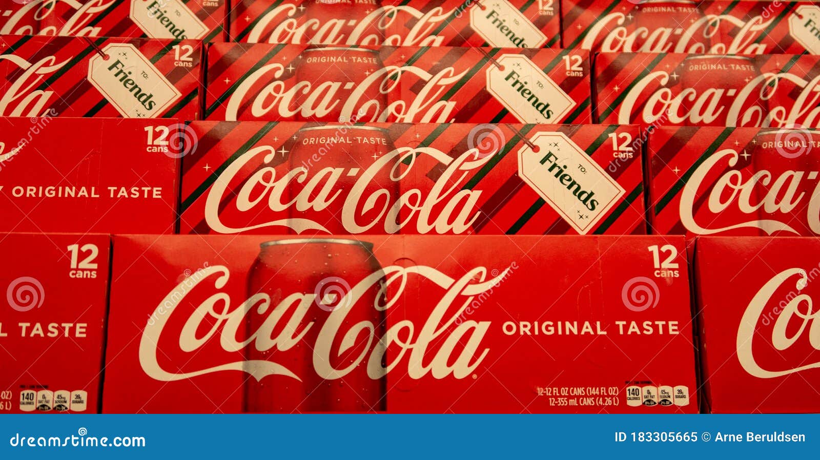 Cases of Coca Cola editorial image. Image of product - 183305665