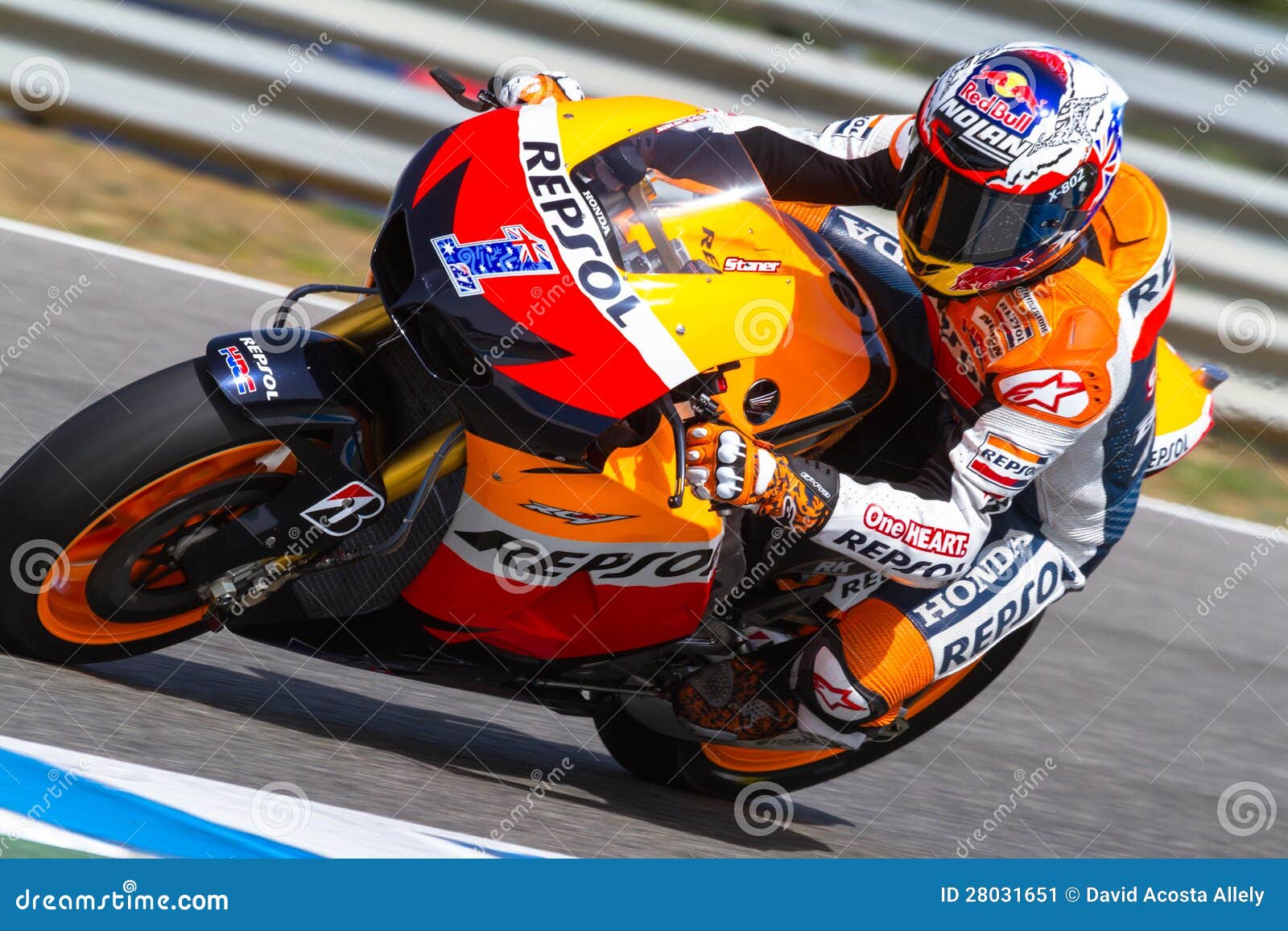 Casey Stoner Pilot of MotoGP Editorial Photo - Image of circuit, sports ...