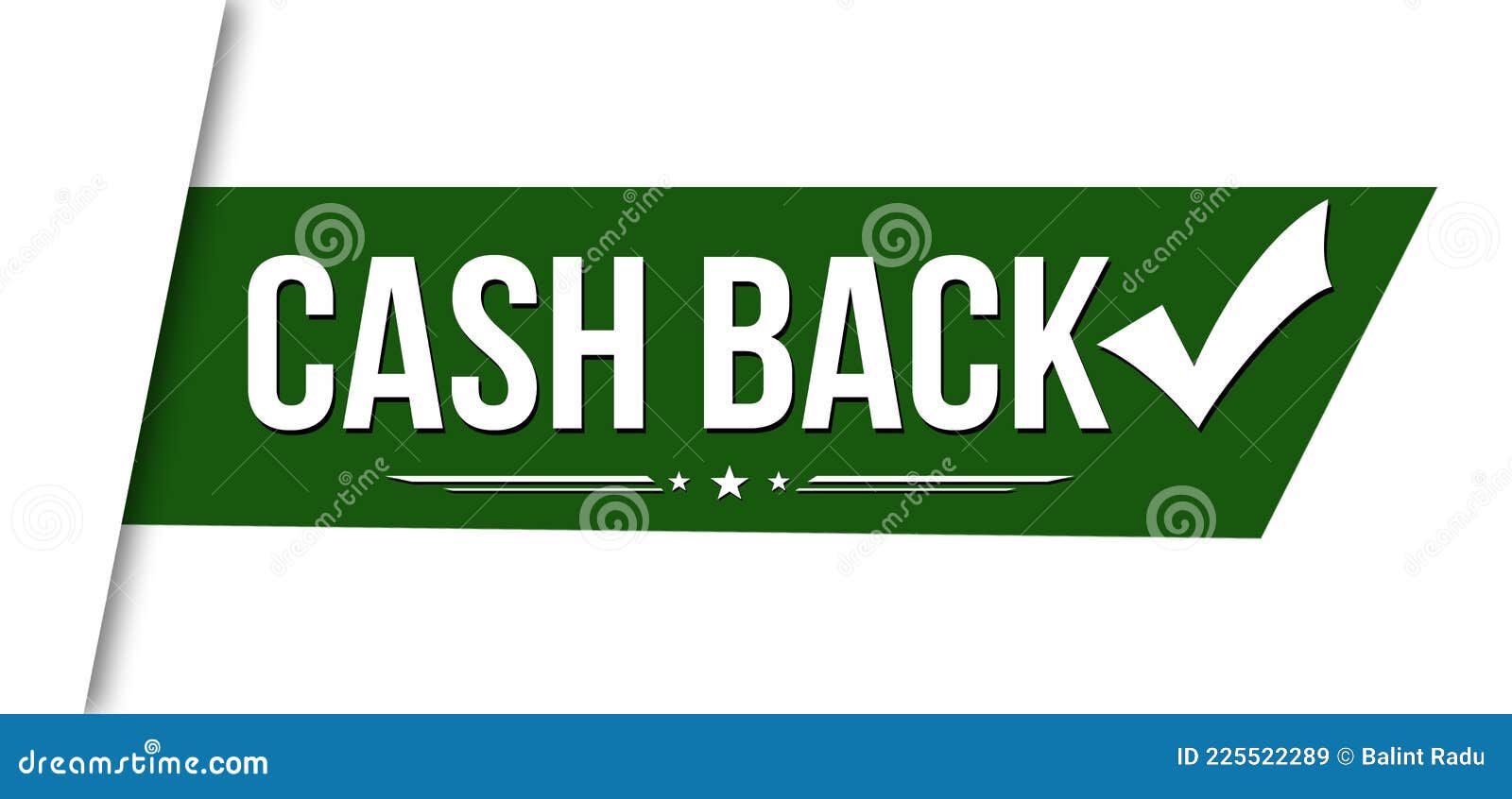 Cash back banner design stock vector. Illustration of offer - 225522289