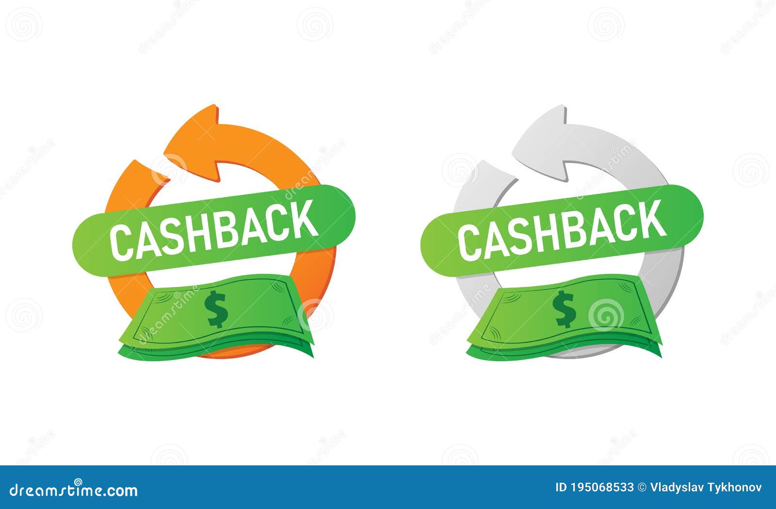 Cash Back Icon or Label. Cash Back Symbol Isolated. Refund Money ...