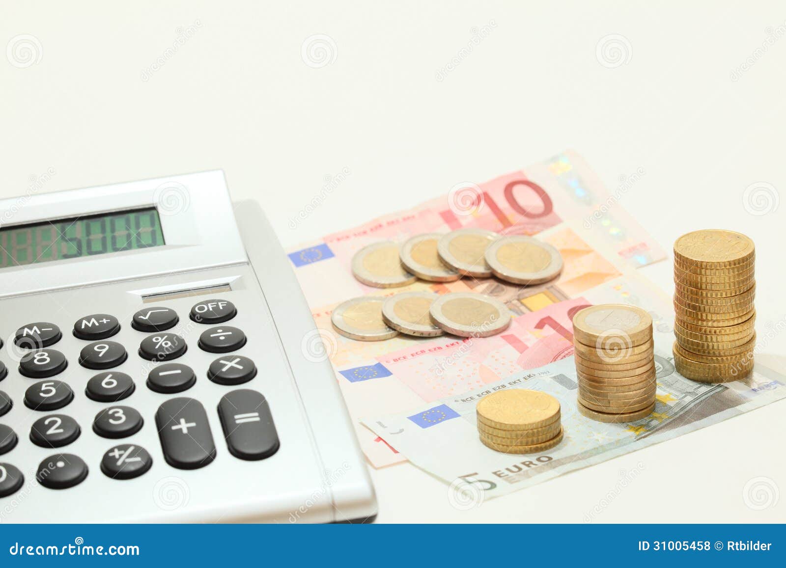 Cash calculating stock photo. Image of earnings, commerce - 31005458