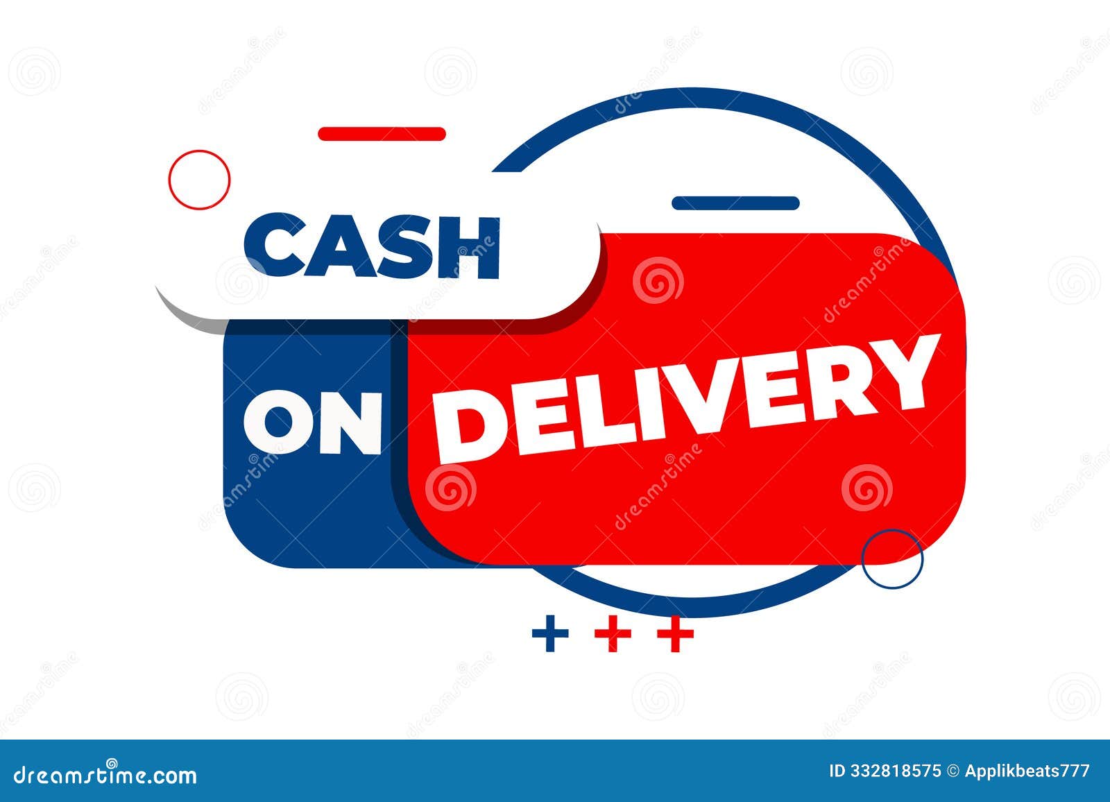Cash on Delivery Badges Collection. Cash on Delivery Label Stock Vector ...