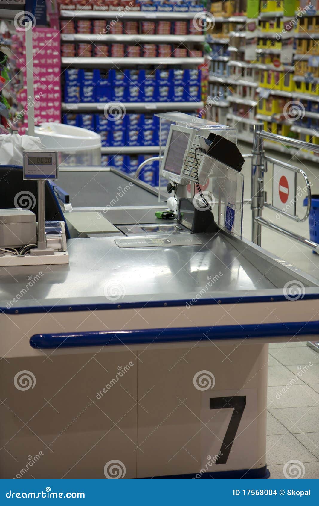 Cash desk stock photo. Image of store, market, shopping - 17568004