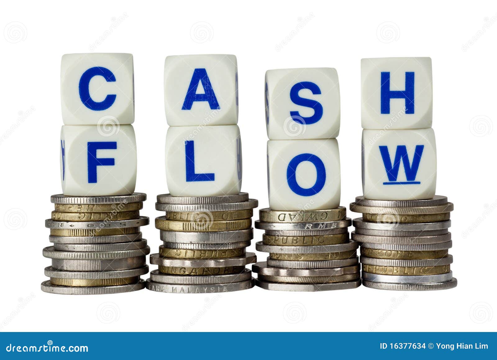 Cash Flow Business Money Financial Concept Stock Image | CartoonDealer ...