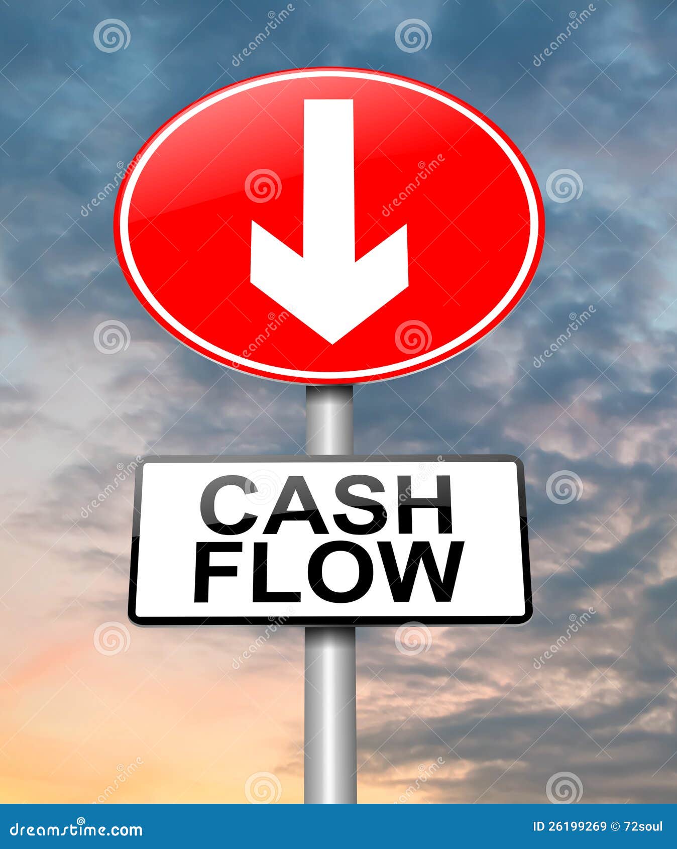 Cash Flow Management Outline Icons Collection. Cash, Flow, Management ...