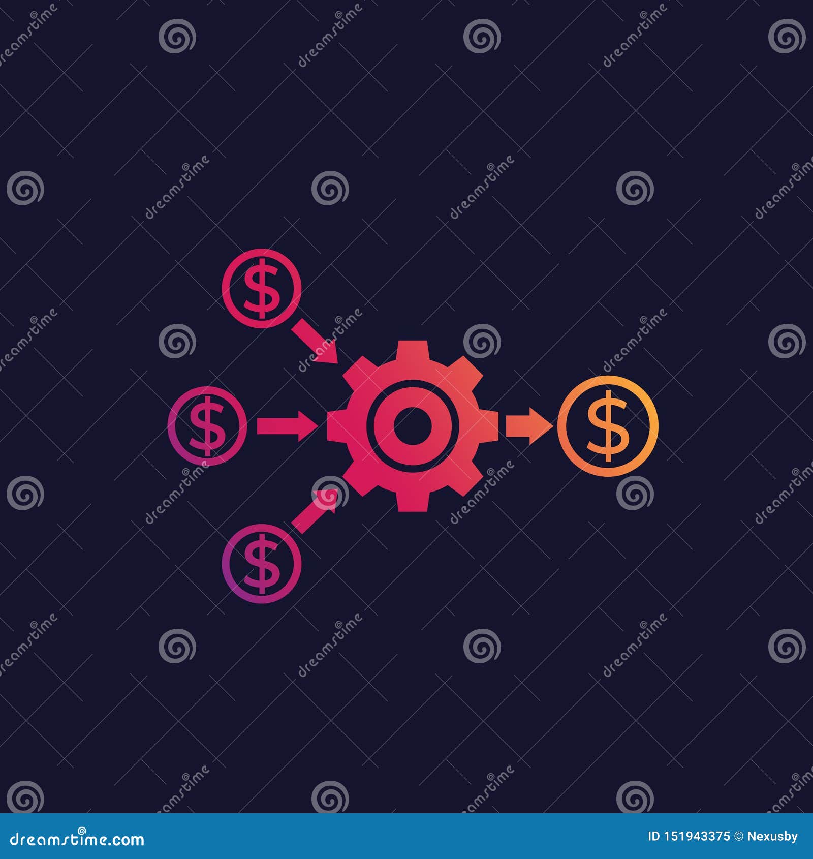 Cash Flow Optimization, Vector Stock Vector - Illustration of ...