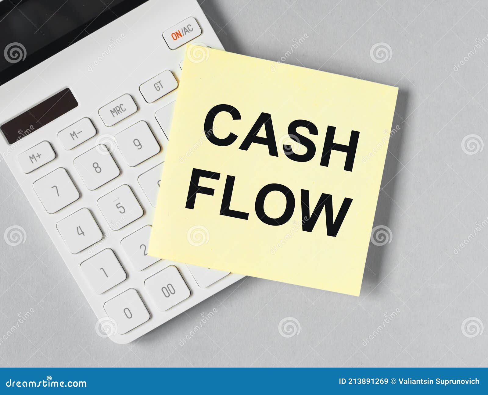 Cash Flow Statement on Paper on Office Desk, Cashflow Stock Image ...