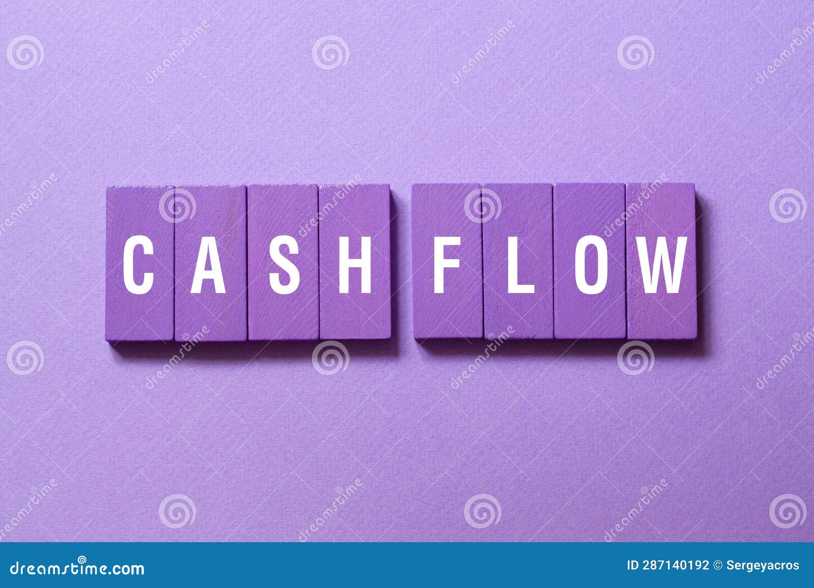 Cash Flow - Word Concept on Building Blocks, Text Stock Photo - Image ...