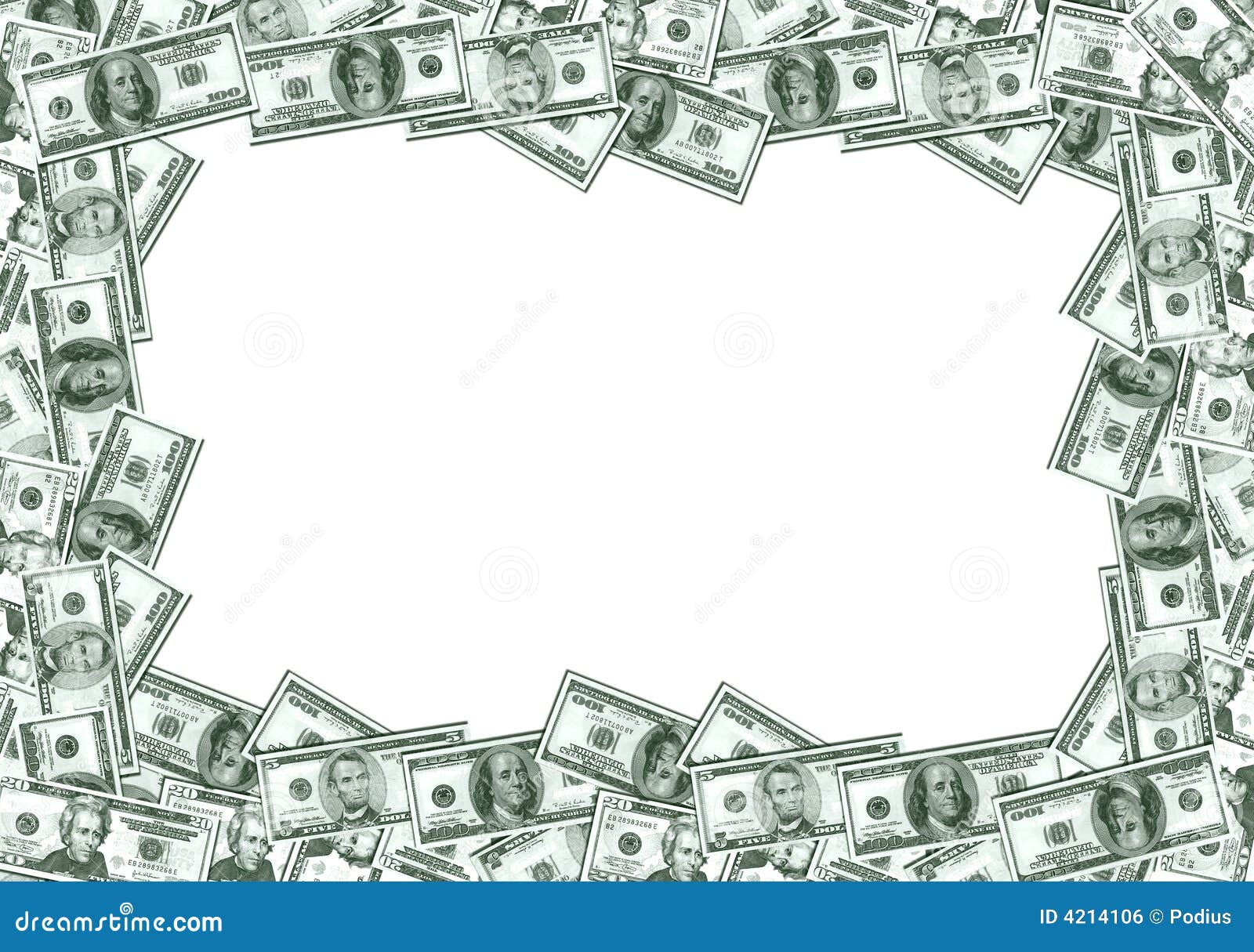 Cash Frame stock illustration. Illustration of fund, profit - 4214106