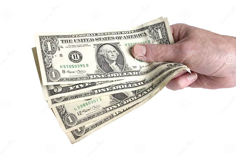 Cash in hand stock image. Image of fist, exchange, shopping - 106763