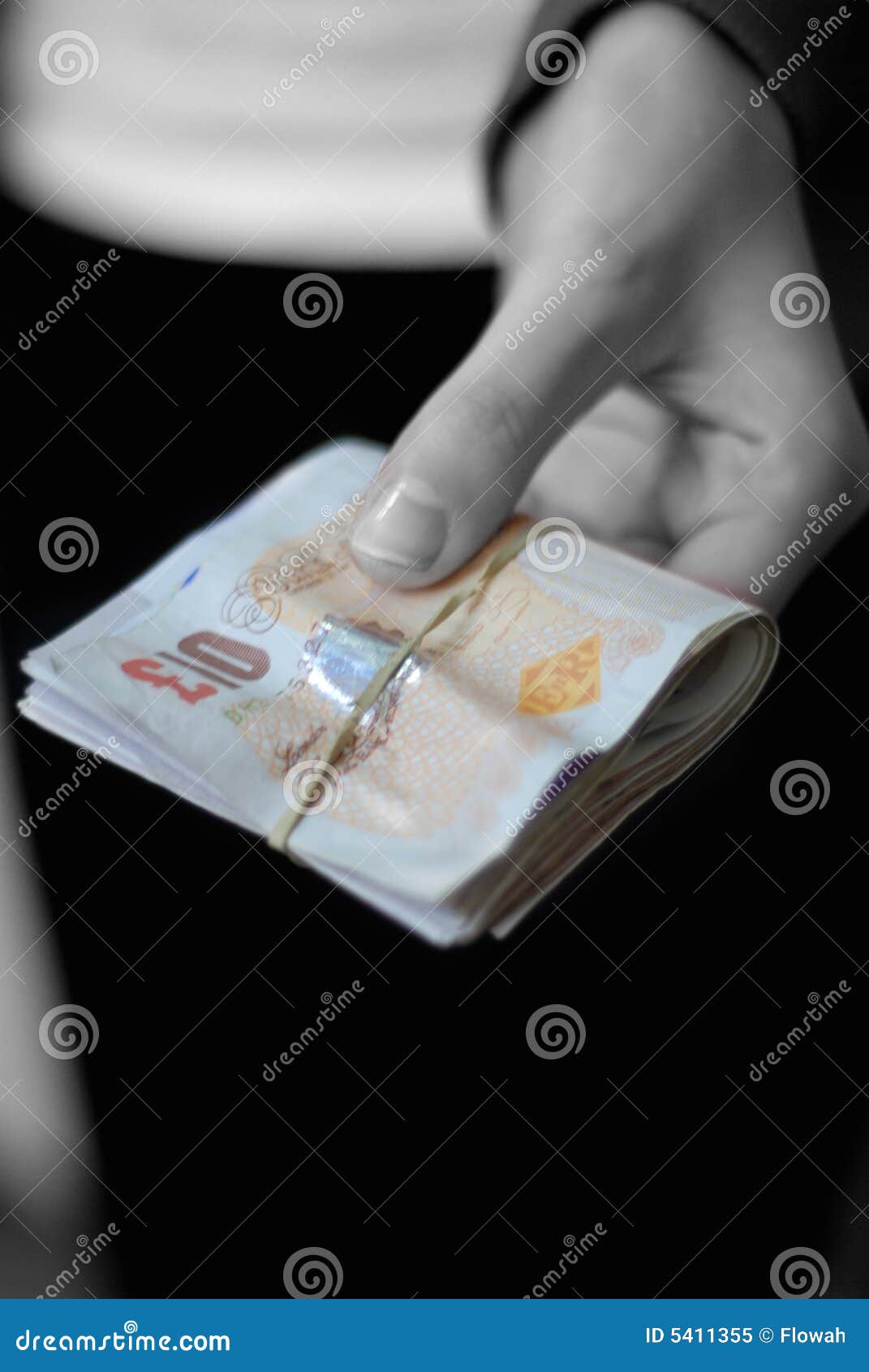 Cash in Hand - Giving Money Stock Image - Image of bill, notes: 5411355