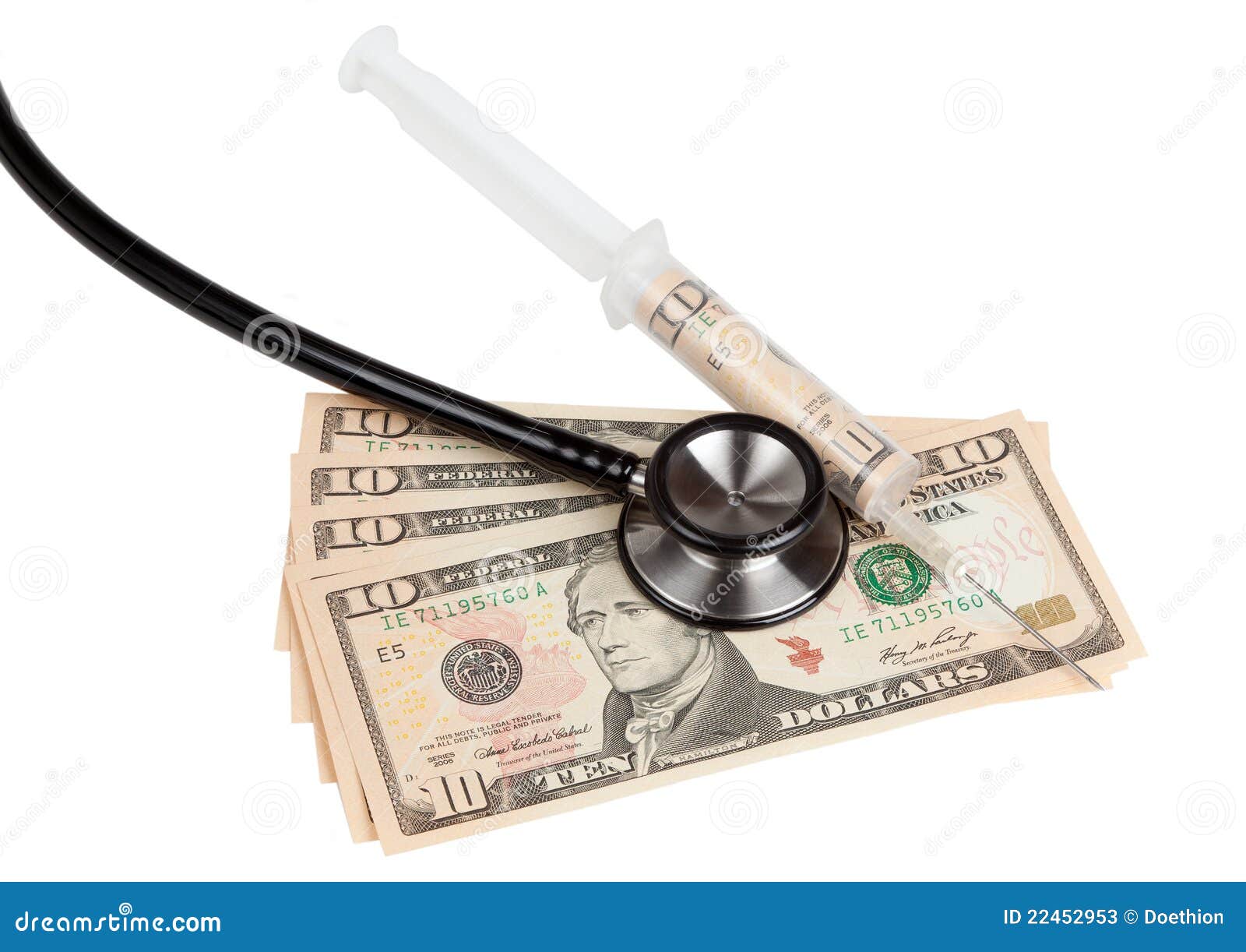Cash injection of dollars stock image. Image of healthcare - 22452953