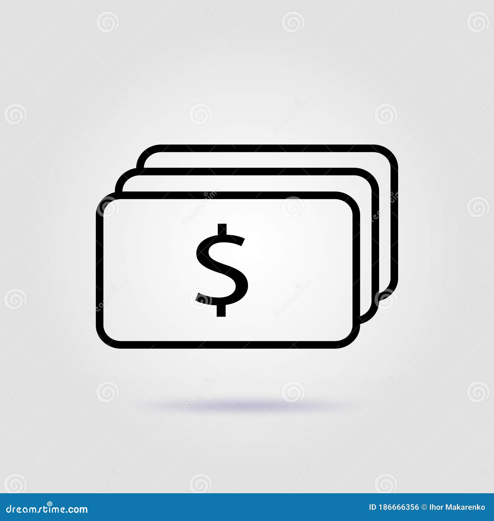 Cash Line Vector Icons And Signs. Currency, Capital, Funds, Payment ...