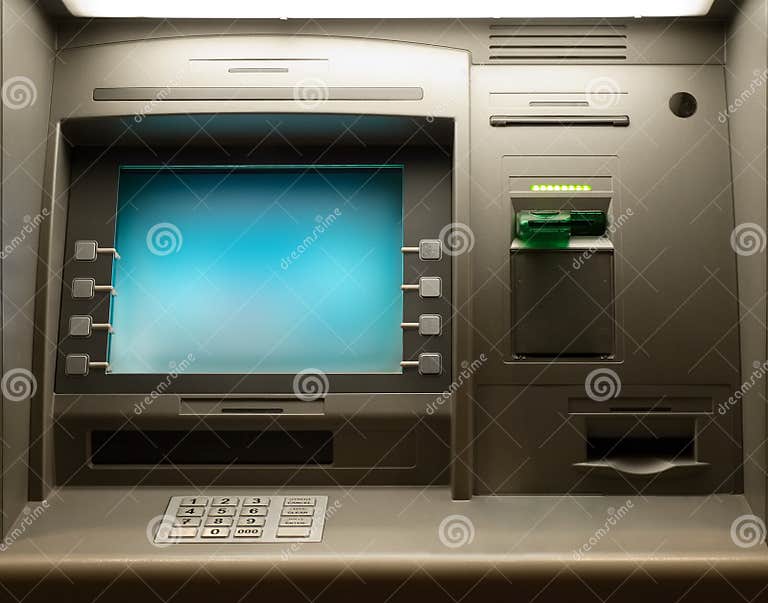 Cash Machine stock image. Image of accessibility, outdoors - 9606083