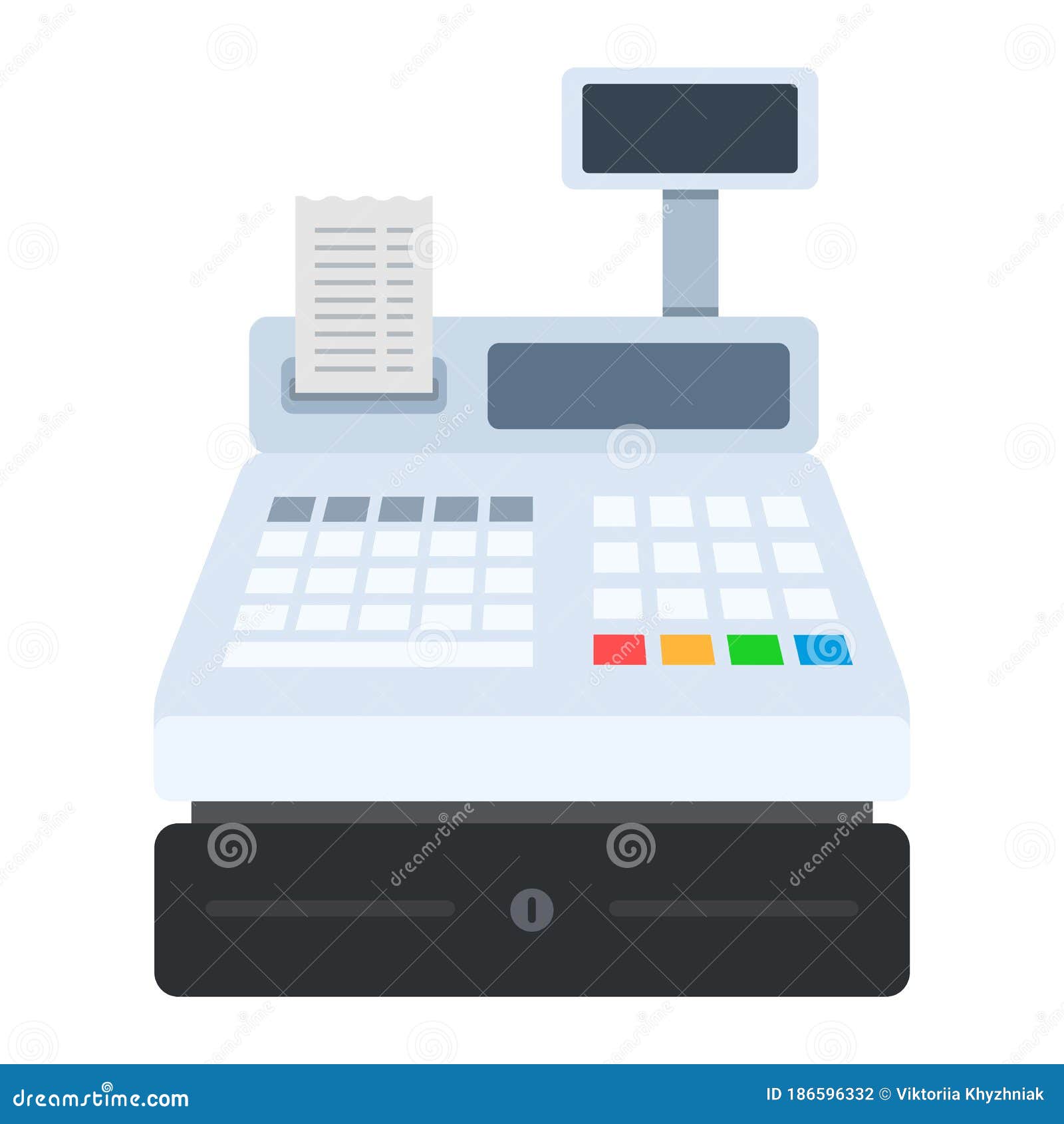 Cash Machine Flat Icon Vector Isolated Stock Vector - Illustration of ...