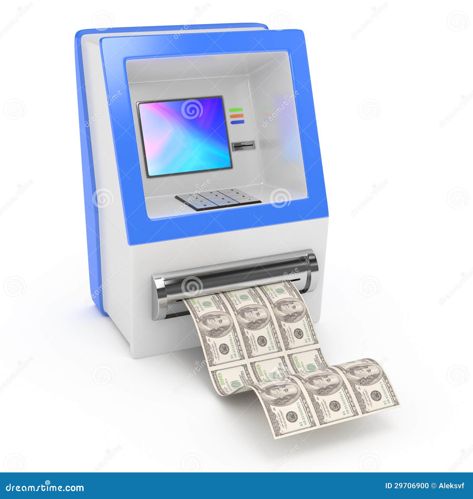 Cash machine stock illustration. Illustration of concept - 29706900