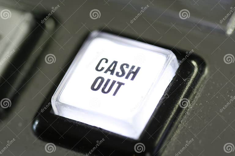 Cash out button stock image. Image of reels, chance, money - 10746633