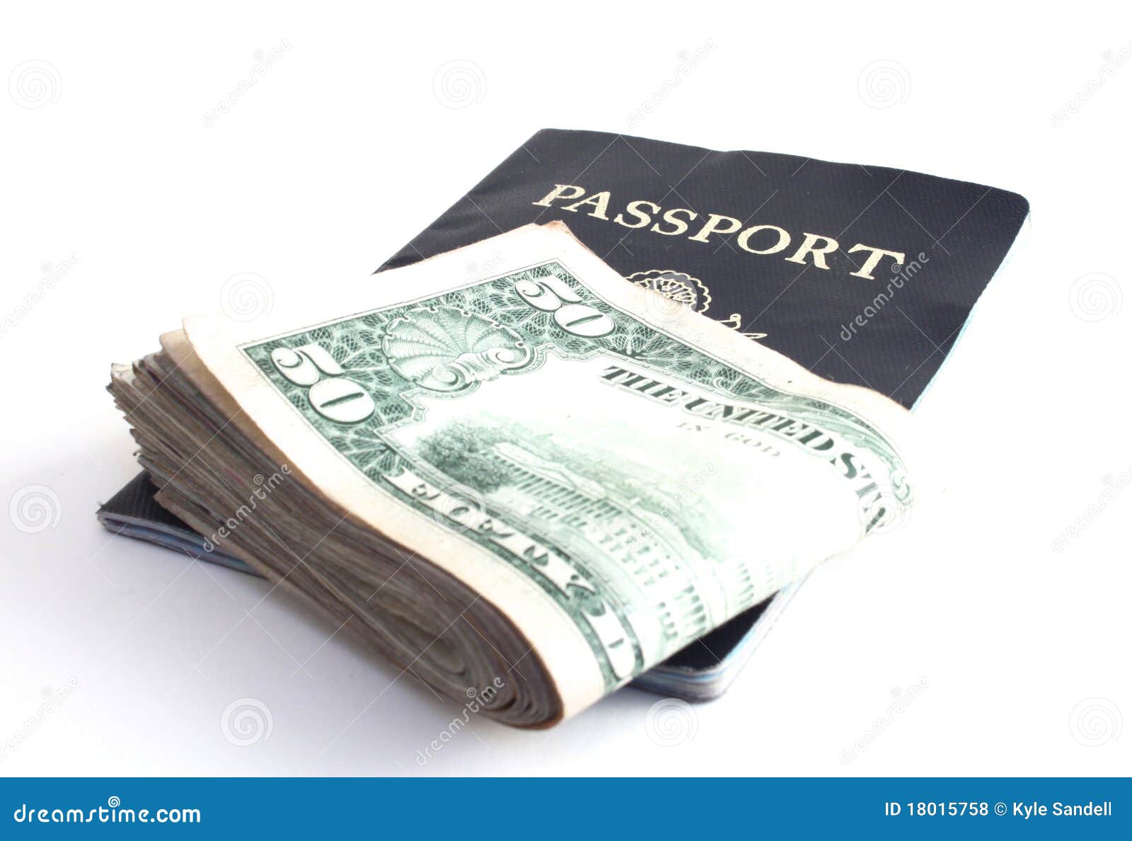 Cash and Passport stock photo. Image of barter, cash - 18015758