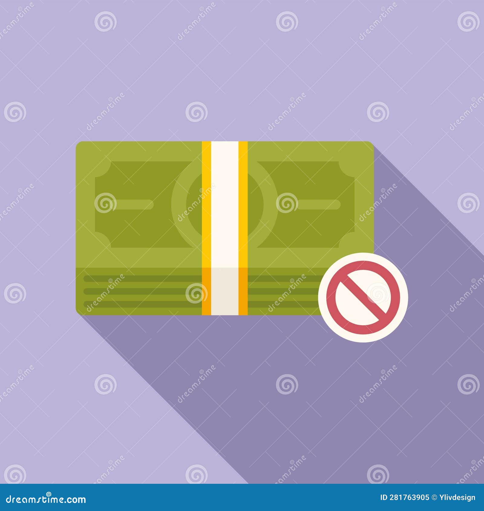 Cash Pay Icon Flat Vector. Card Error Stock Vector - Illustration of ...