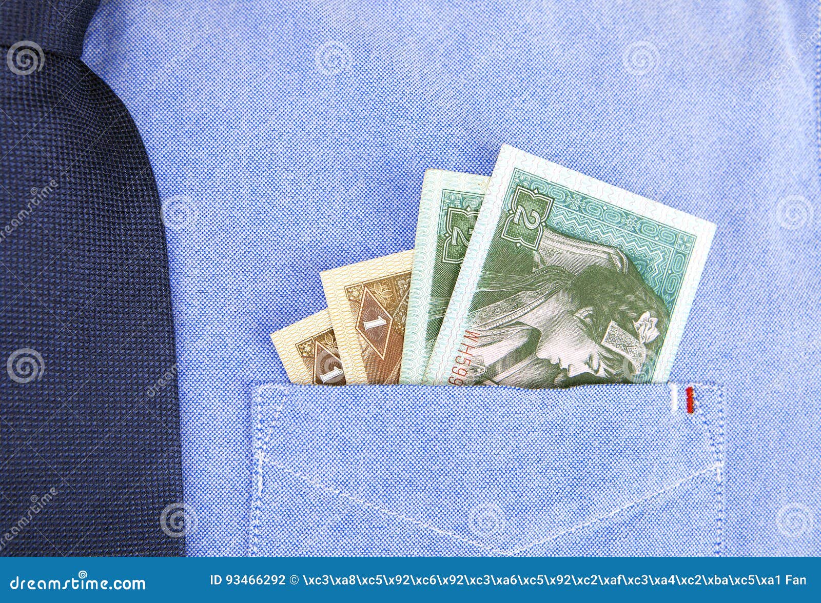 Cash in pocket stock photo. Image of management, business - 93466292