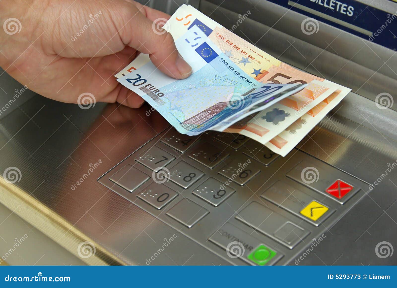 Cash point 12 stock image. Image of bancomat, banknote - 5293773