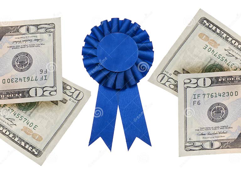 Cash Prize stock image. Image of fair, clipping, blue - 17027343