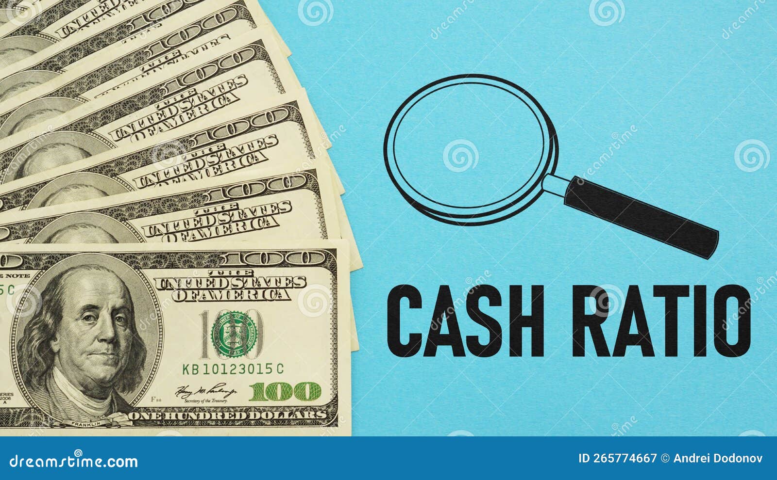 Cash Ratio is Shown Using the Text Stock Image - Image of accountant ...