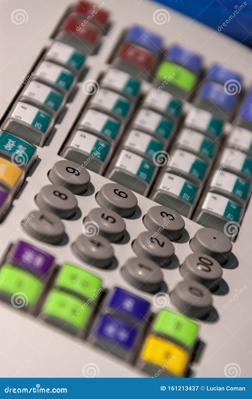 Cash register details stock illustration. Illustration of color - 161213437