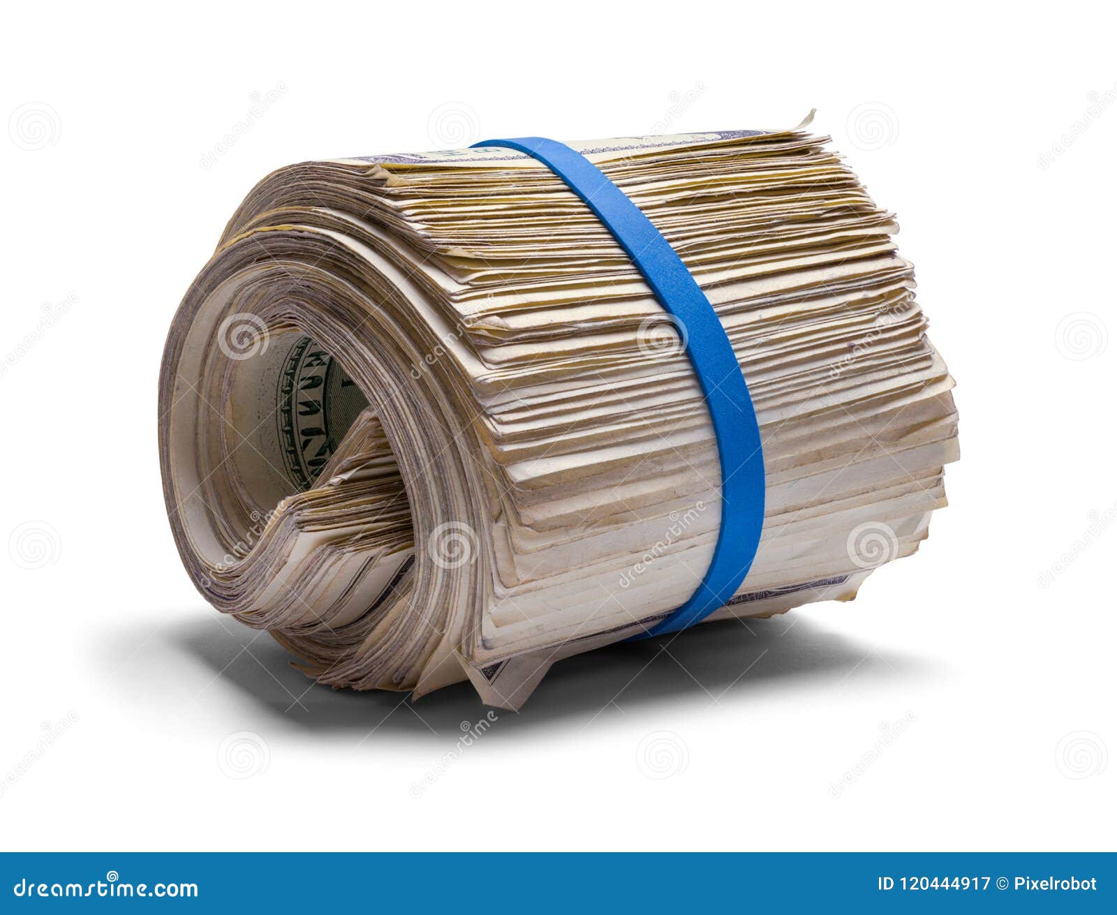 Cash Roll stock image. Image of spiral, reserve, paper - 120444917
