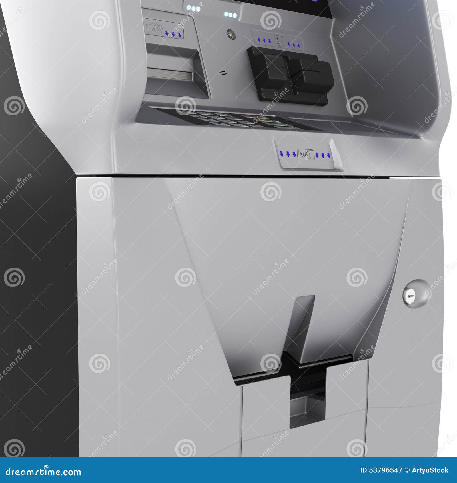 Cash terminal stock illustration. Illustration of credit - 53796547