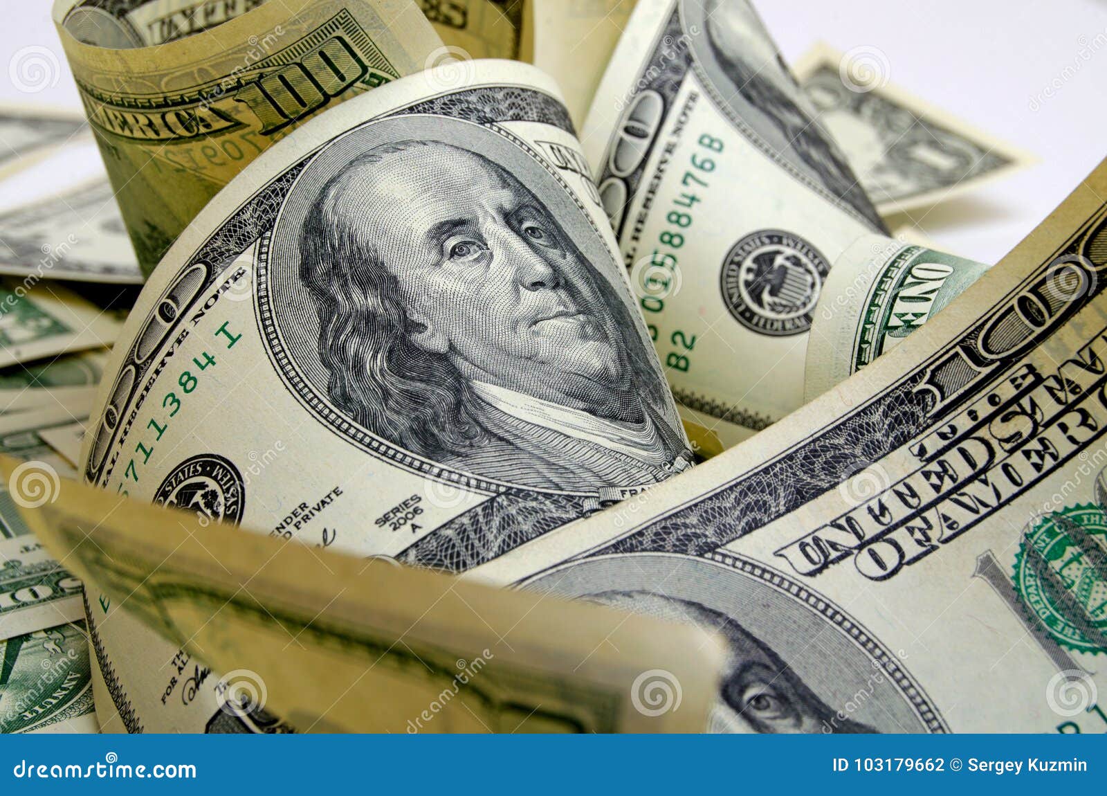 Cash US dollars. stock photo. Image of profits, rate - 103179662