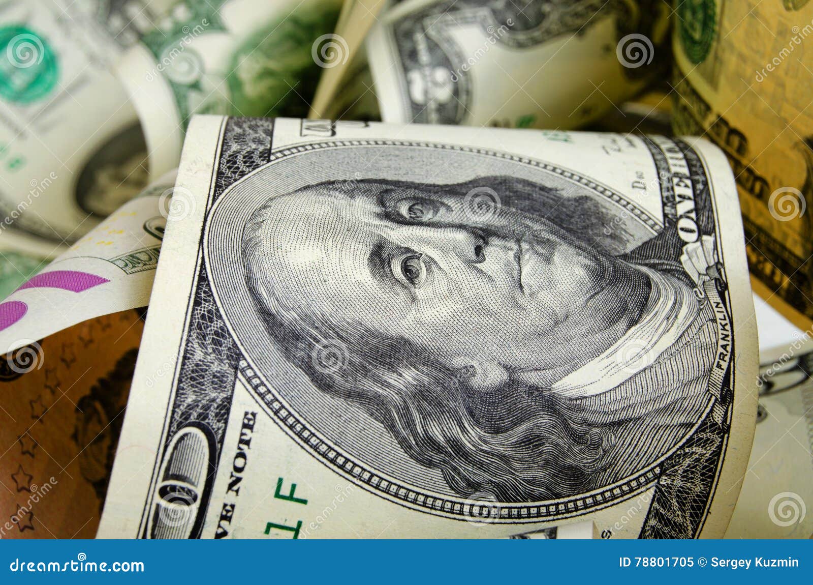 Cash US dollars. stock image. Image of earnings, dollar - 78801705
