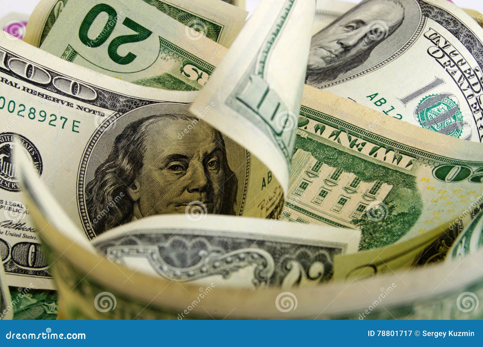 Cash US dollars. stock image. Image of quote, funds, currency - 78801717