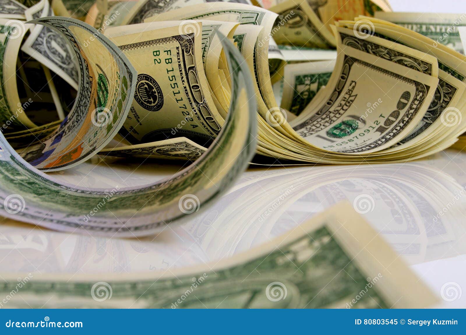 Cash US dollars. stock image. Image of funds, rate, finance - 80803545