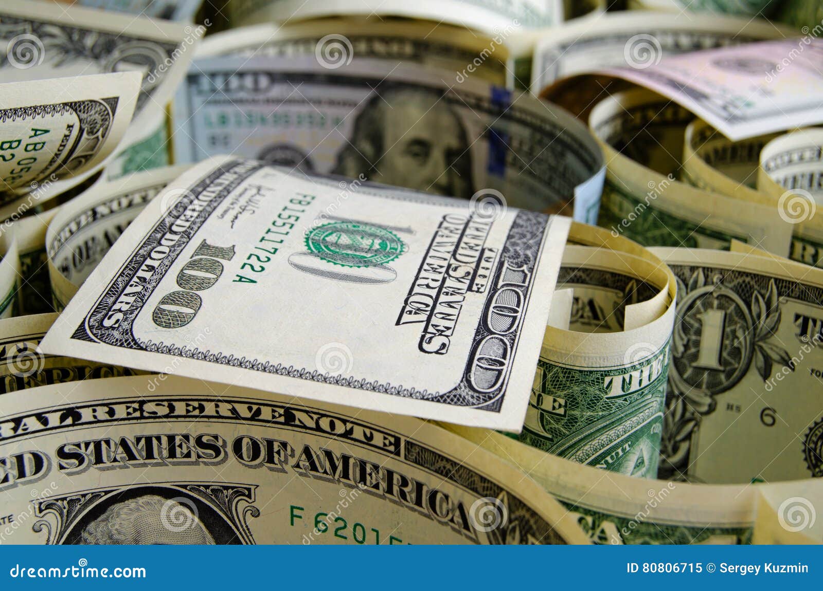 Cash US dollars. stock image. Image of lending, finance - 80806715